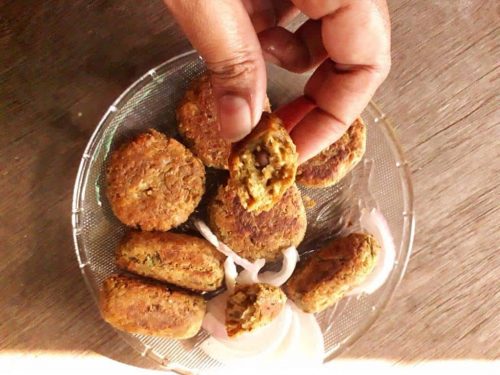 Vegetarian Shami Kabab - My Dainty Kitchen