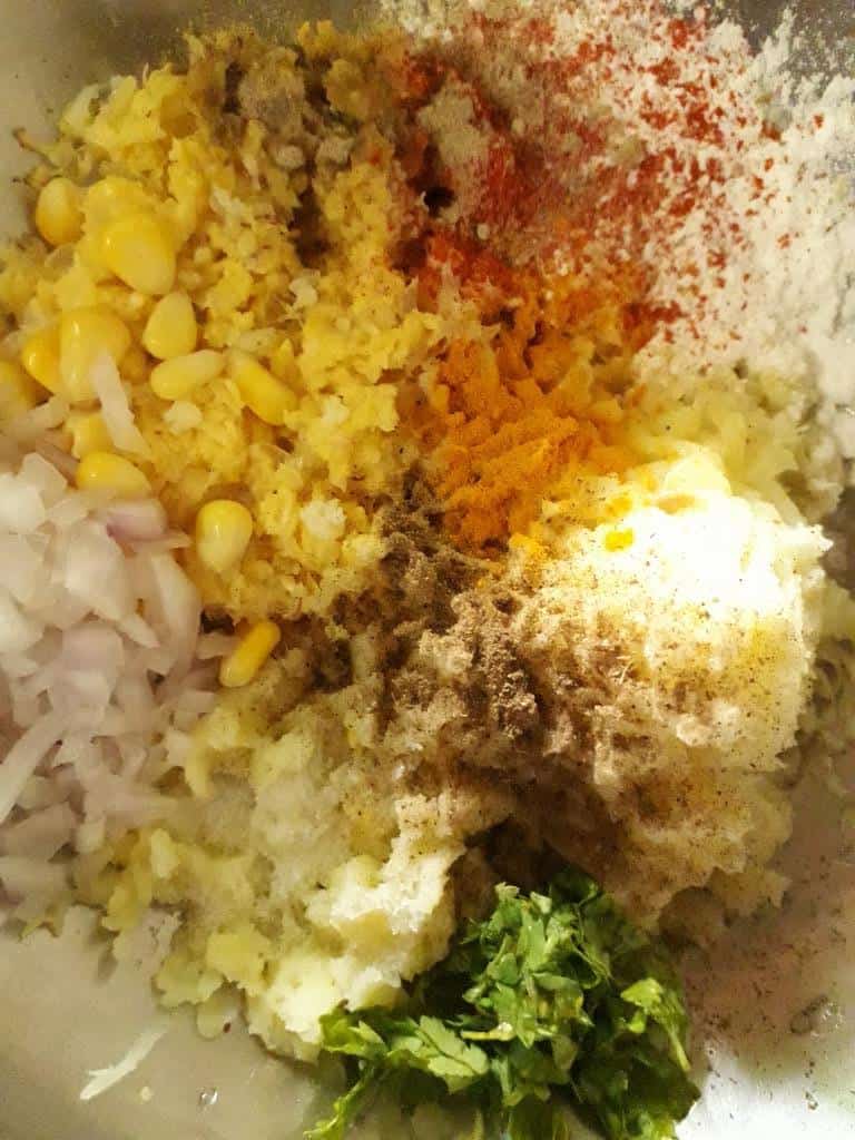 Crispy Corn Kabab Recipe - My Dainty Kitchen