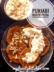 Punjabi Kheer Puda | Kheer with Malpua - My Dainty Kitchen