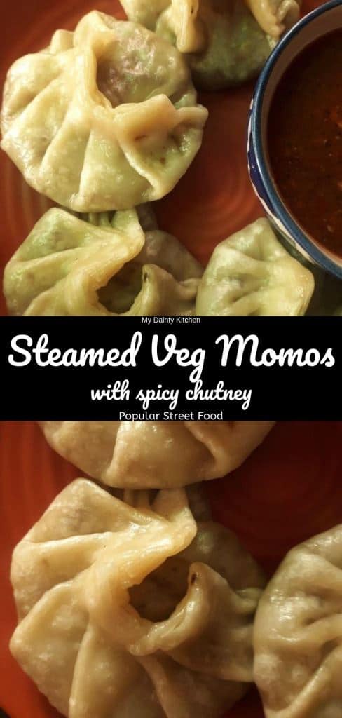 Steamed Veg Momos | Vegetable Dim Sum recipe - My Dainty Kitchen