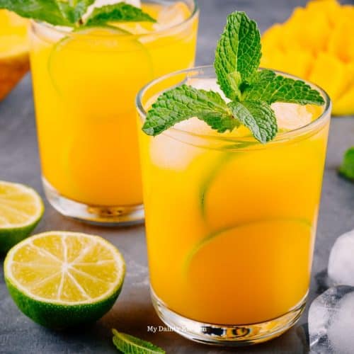 Mango Lemonade - My Dainty Kitchen