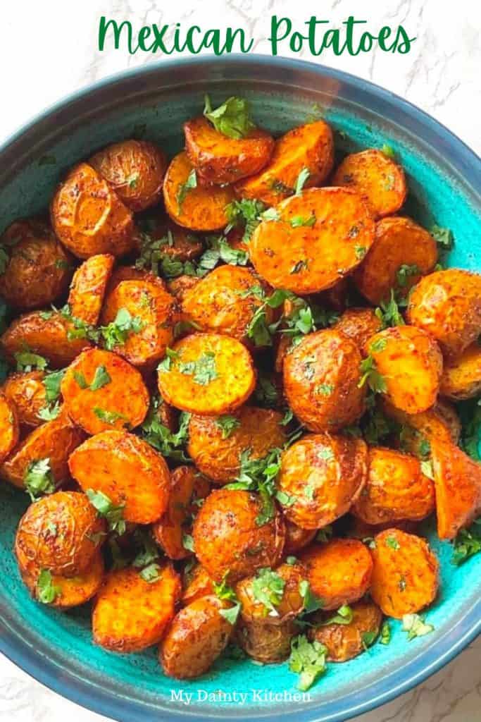 Mexican Potatoes - My Dainty Kitchen