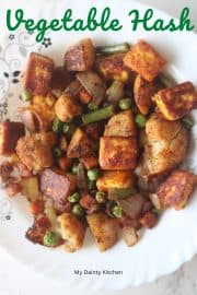 Vegetable Hash Breakfast Skillet - My Dainty Kitchen