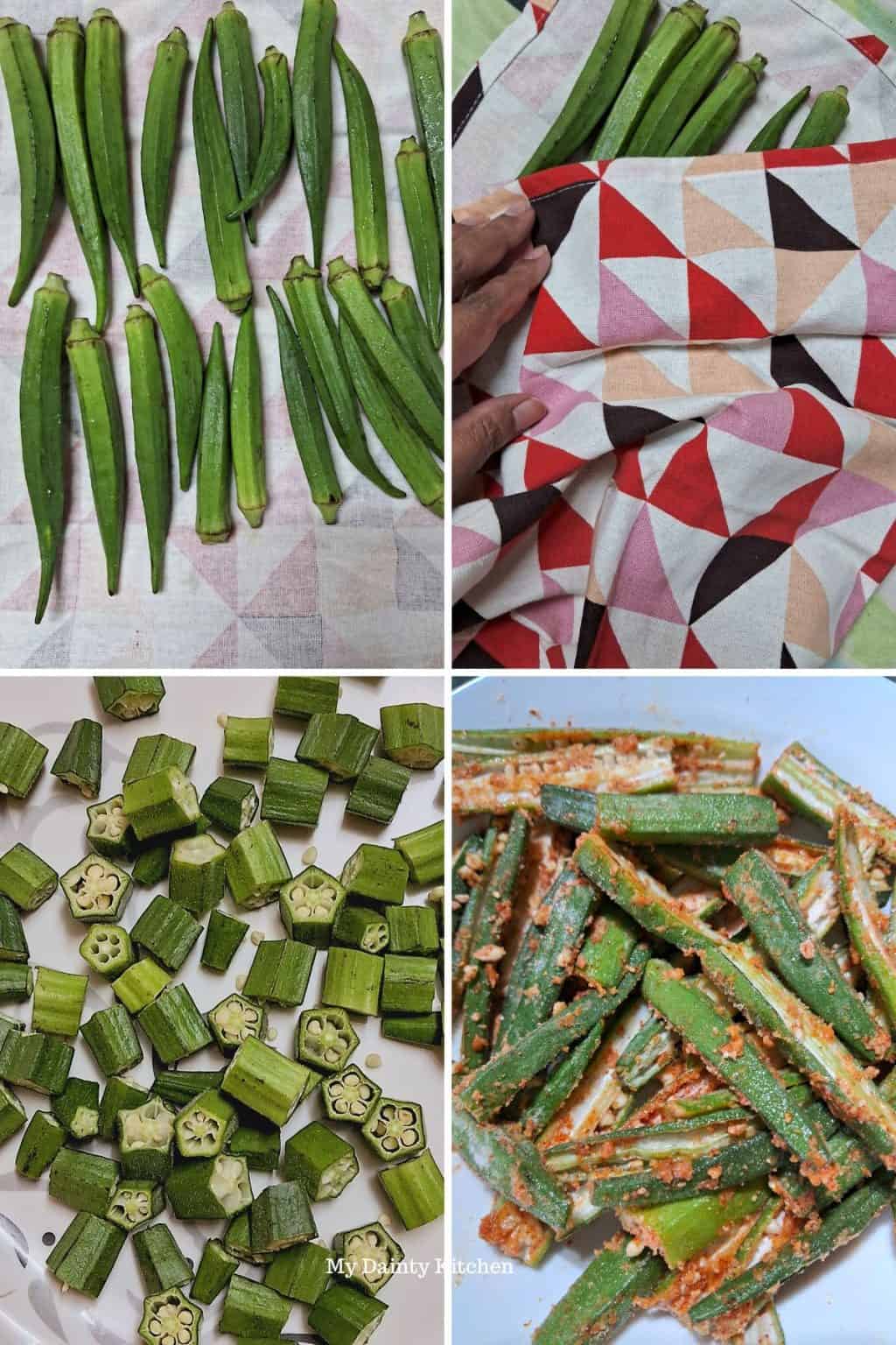 Roasted Okra Recipe - My Dainty Kitchen