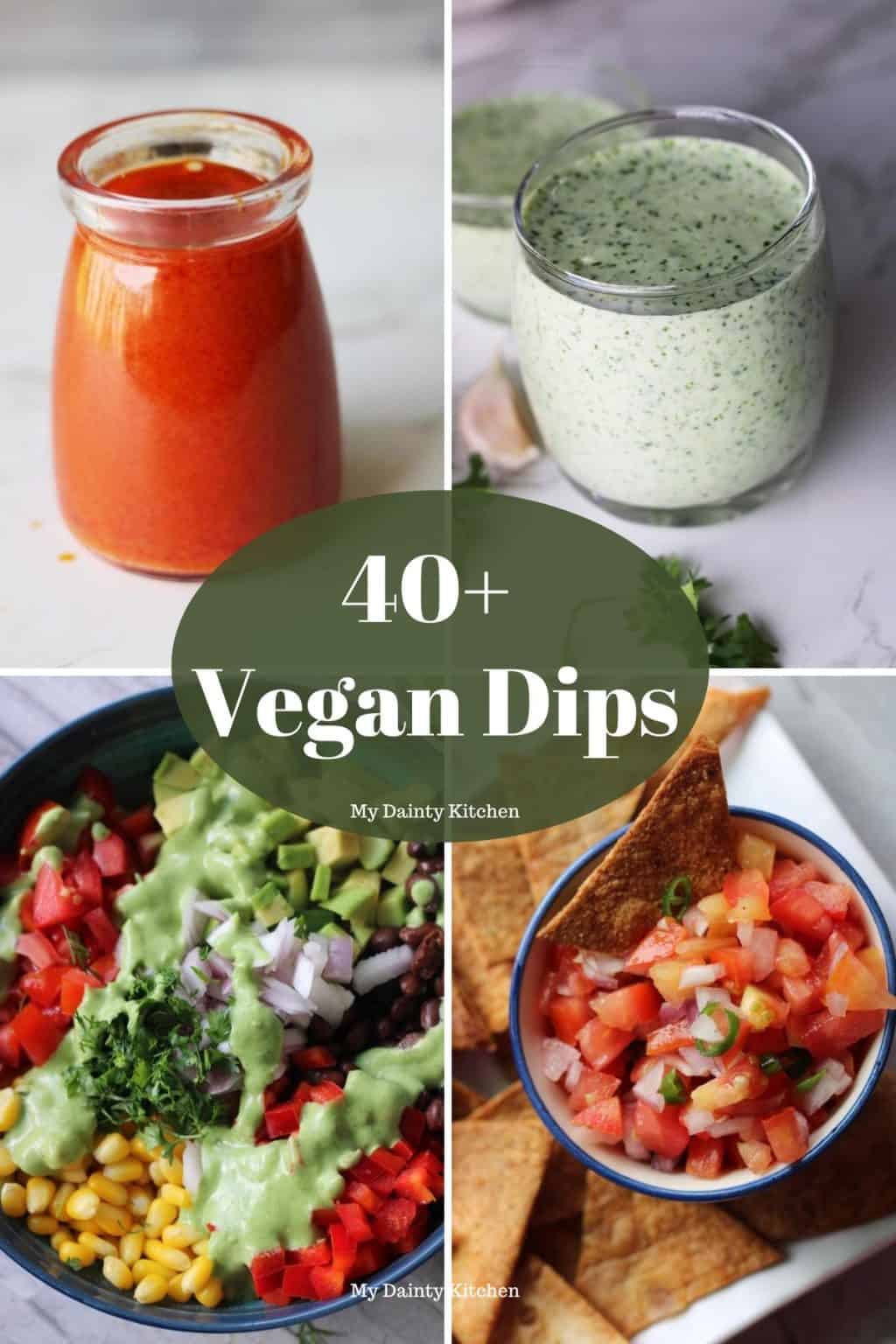 40+ Delicious Vegan Dips - My Dainty Kitchen